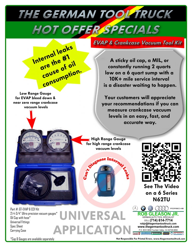 CCV & Evap Gauge Kit - thegermantooltruck.com